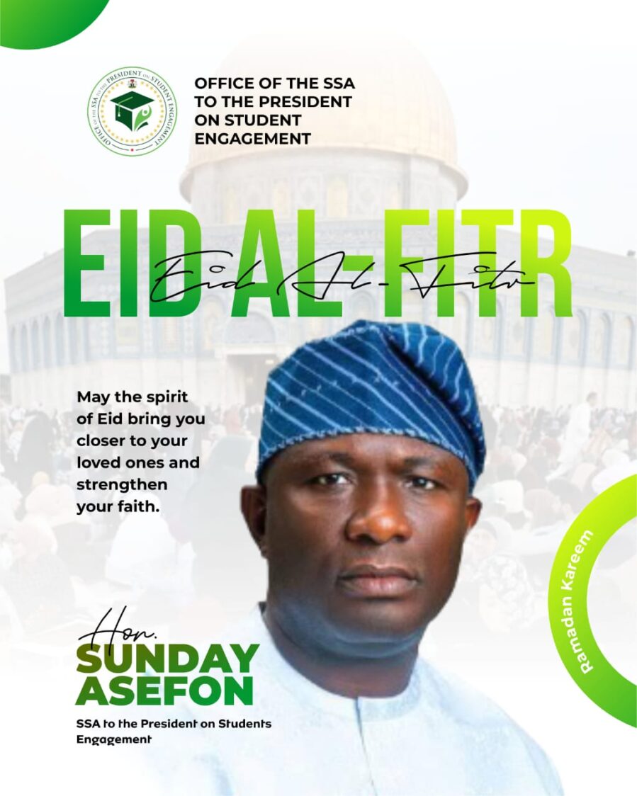 2025: Asefon Sunday Greets Muslim Faithfuls On The Occasion Of Eid Al ...
